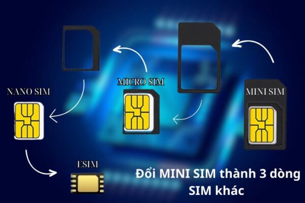 Hướng dẫn cách phân biệt Sim thường, Micro Sim, Nano Sim, eSim